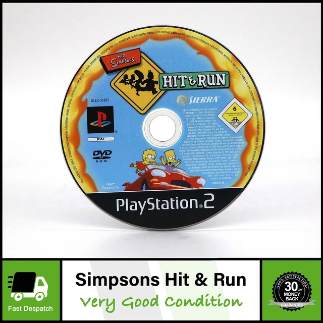 SIMPSONS HIT & Run (The) | Sony Playstation 2 PS2 Game | Disc Only £10. ...