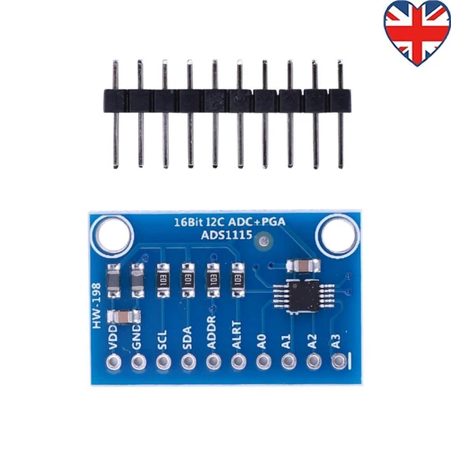 ADS1115 16 BIT I2C ADC Analog-to-Digital Converter for Arduino RPi (Old Version) £4.07 - PicClick UK