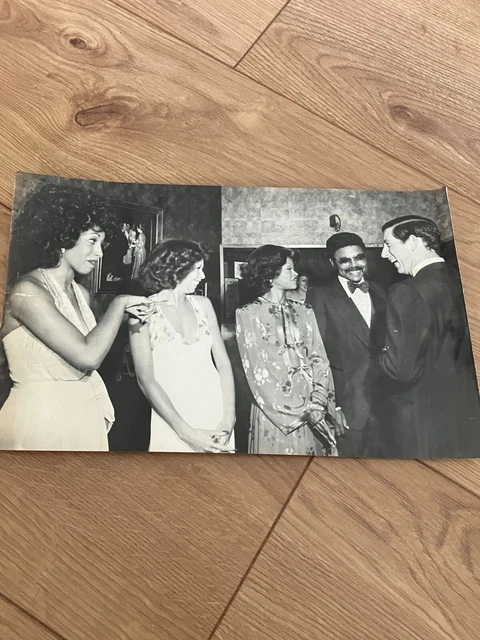 SHEILA FERGUSON AND Prince Charles rare 1978 press photograph. The ...