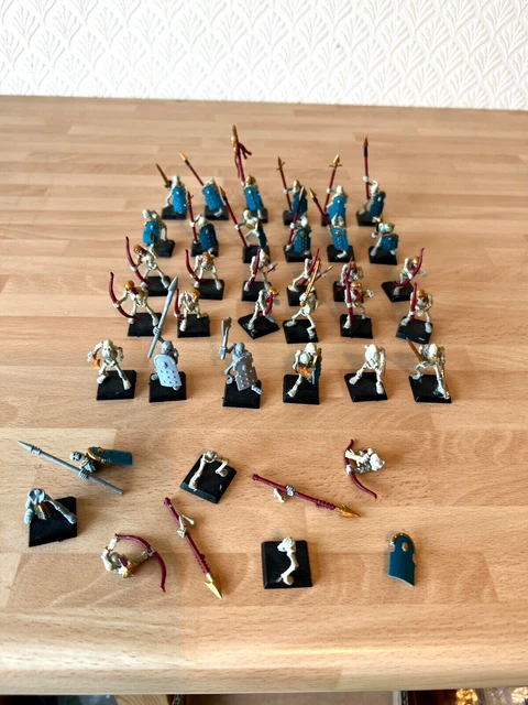 OLD PLASTIC WARHAMMER 40K Skeleton Army Figures £9.99 - PicClick UK
