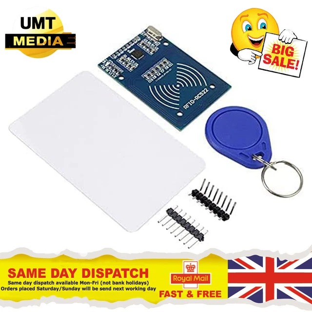 UMTMEDIA® RFID MODULE 13.56mhz MFRC-RC522 NFC RF IC Card Keyfob for ...