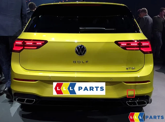 NEW GENUINE VOLKSWAGEN Golf Mk8 Rear Bumper Tow Hook Eye Cover Primed £ ...