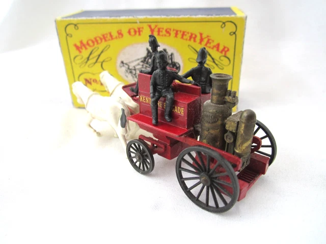 MODEL OF YESTERYEAR Y4-2, Shand Mason Horsedrawn Fire Engine + Crafted ...