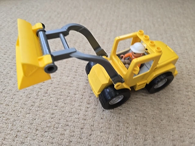 LEGO DUPLO LARGE Digger - Front Loader - Excavator - BUNDLE (from set ...