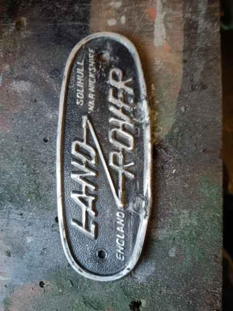LAND ROVER SERIES Grille Badge £20.00 - PicClick UK