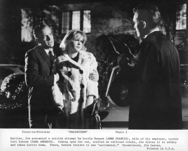 DANA ANDREWS;ANNE FRANCIS;JEFFREY Hunter In Brainstorm 1965 OLD MOVIE PHOTO EUR 6,24 - PicClick FR