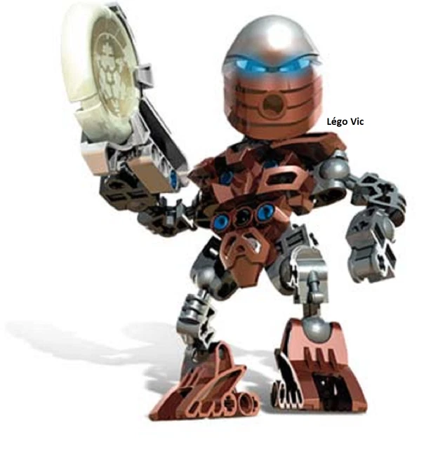 LEGO 8610 BIONICLE Metru Nui Matoran Ahkmou complet de 2004 disk 357 ...