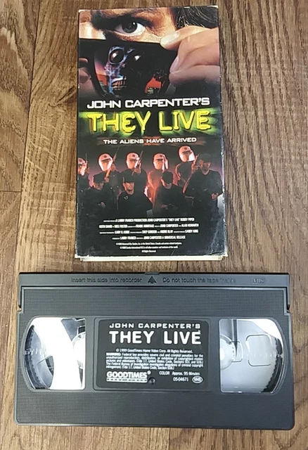 JOHN CARPENTER'S THEY live 1999 VHS 1988 Sci fi Horror Film £63.48 ...