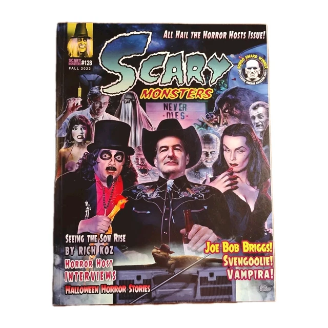 SCARY MONSTERS MAGAZINE #128 Horror Hosts-Joe Bob Briggs, Svengoolie ...