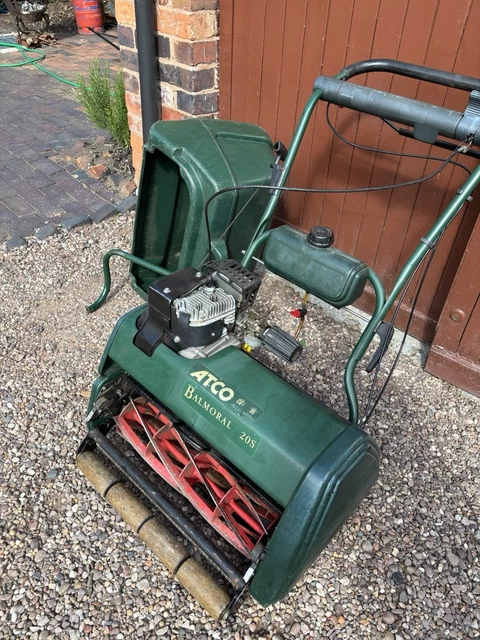 ATCO BALMORAL 20S Self-Propelled Lawnmower Cylinder Roller Mower Petrol ...