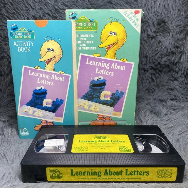 MY SESAME STREET Home Video Learning About Letters VHS 1986 With ...