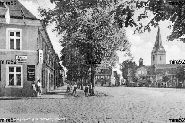 FK CHRISTIANSTADT AM Bober - Kreis Grünberg in Schl.- Jahr 1940 - Markt ...