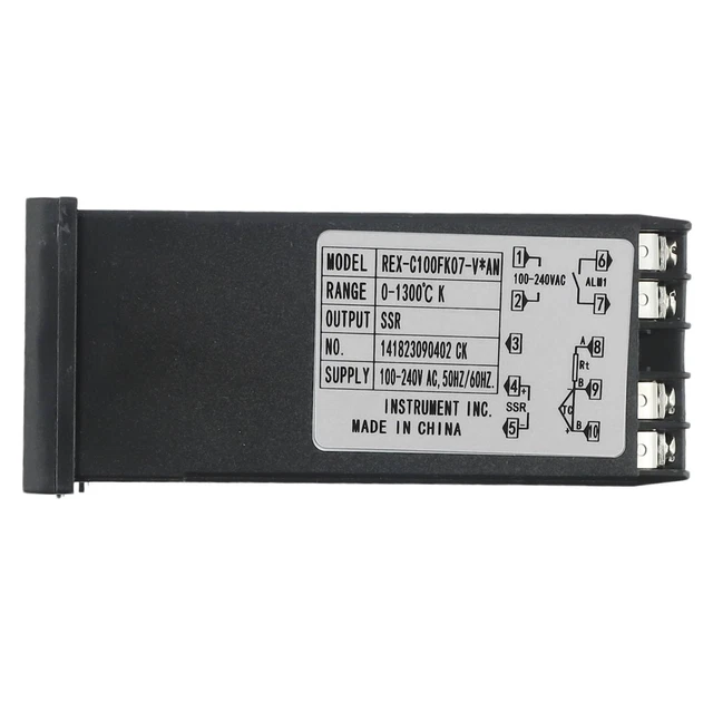 REXC100 TEMPERATURE CONTROLLER Kit Digital PID Controller SSR K ...