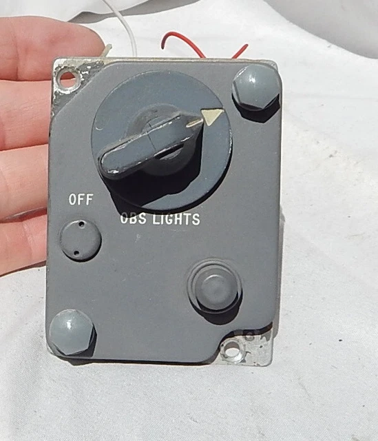 COMMERCIAL AIRLINER DOUGLAS DC-8 Pilot's OBS Lights Control Small ...