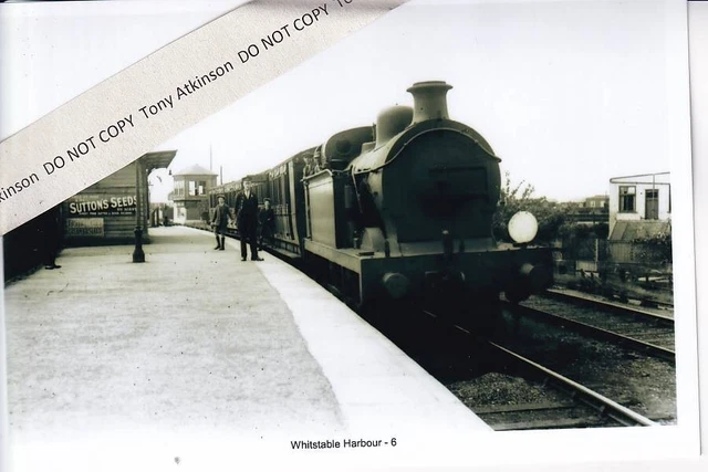 WHITSTABLE HARBOUR RAILWAY Station - Kent - Photo Print - #7174 £1.68 ...
