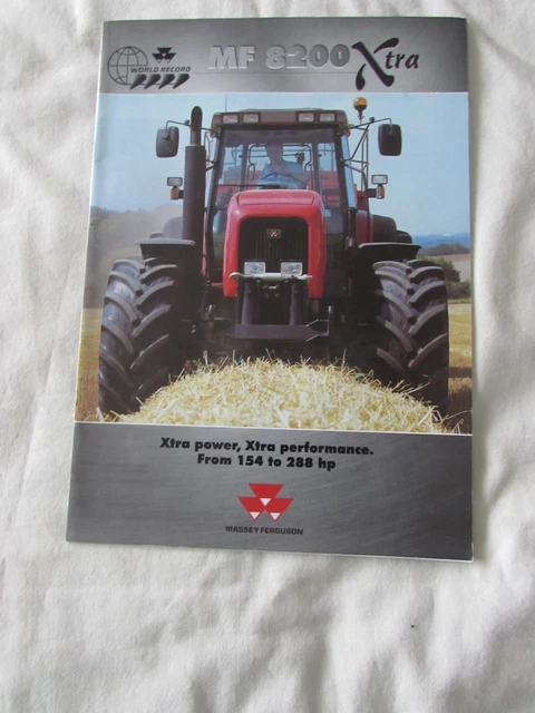 @MASSEY FERGUSON MF 8200 Xtra Series Tractor Brochures @ £4.50 ...