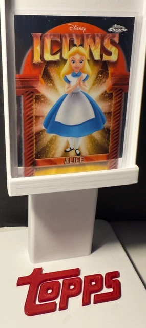 TOPPS CHROME DISNEY 2025 Icon Refractor Insert Card - ALICE in ...