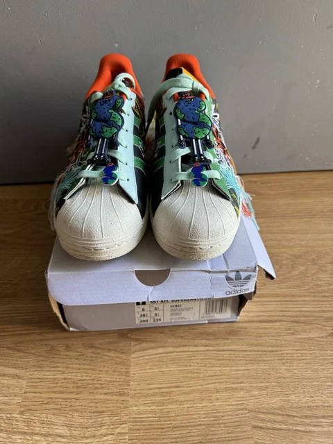 ADIDAS ORIGINALS X Sean Wotherspoon Superstar Superearth UK5.5/US6 indossato una volta EUR 46,69 ...