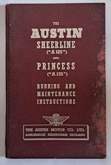 THE AUSTIN SHEERLINE (A125) and Princess (A135) Running and ...
