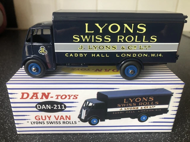 DINKY SUPERTOYS/DAN TOYS 211 Guy Van "LYONS SWISS ROLLS" Lorry, Superb ...
