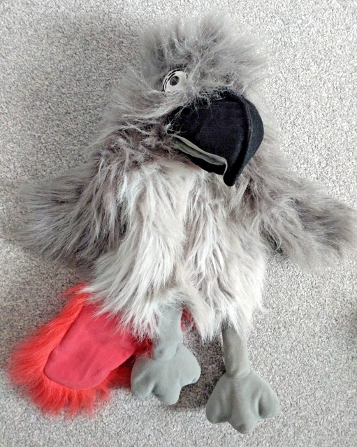 THE PUPPET COMPANY Grey Macaw Parrot Hand Puppet With Squeaker VGC £13. ...