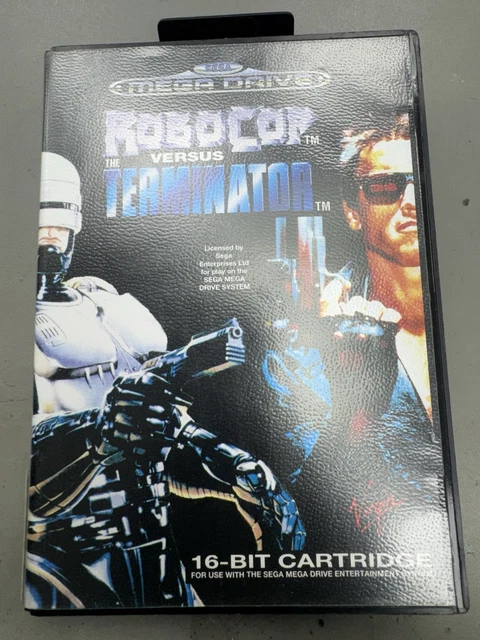 SEGA MEGA DRIVE Robocop Vs The Terminator Video Game PAL £42.32 ...