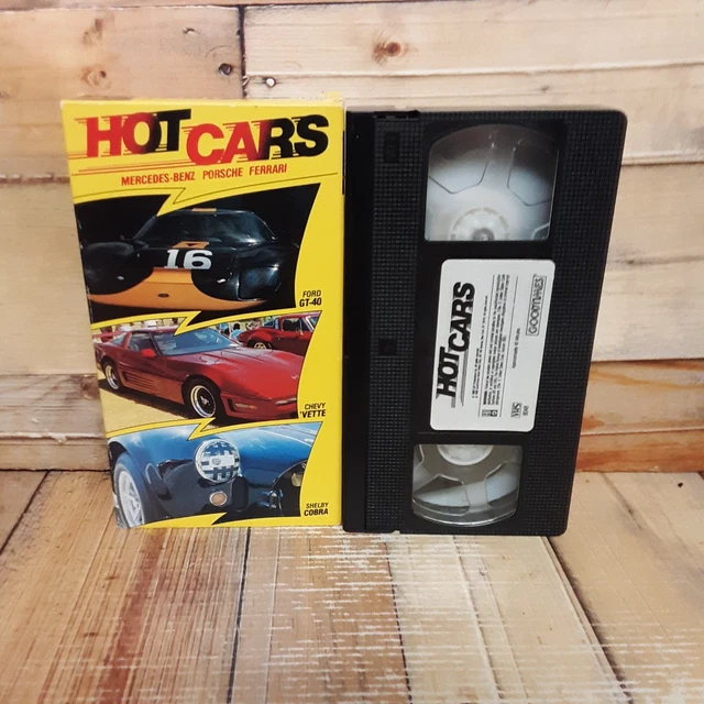 HOT CARS VHS Used Mercedes Benz Porsche Ferrari Ford GT40 Chevy Cobra ...