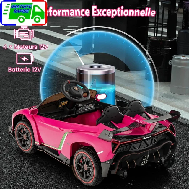 12V LAMBORGHINI VOITURE Electrique Enfants avec Télécommande 2,4G Véhicule Elect EUR 537,98 ...