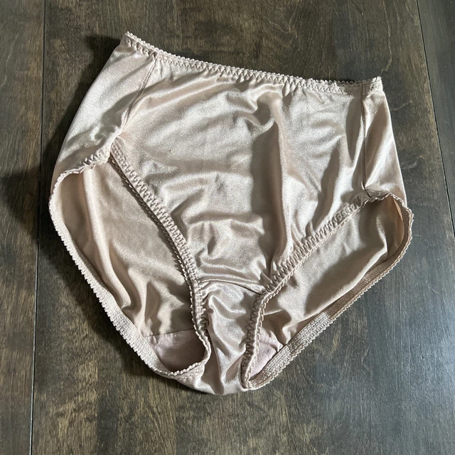 VINTAGE VASSARETTE SECOND Skin Sissy Nylon Shiny Hi Cut Panties 48001 ...