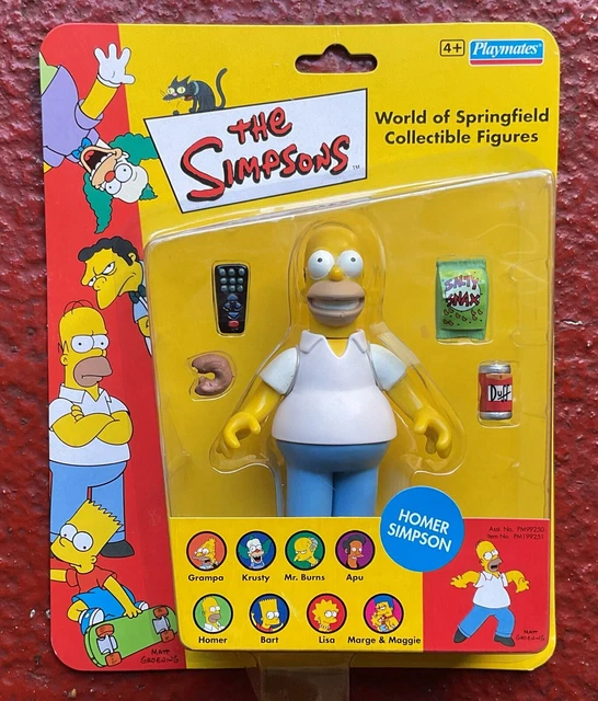 WORLD OF SPRINGFIELD Collectible Figures. HOMER SIMPSON £5.00 - PicClick UK