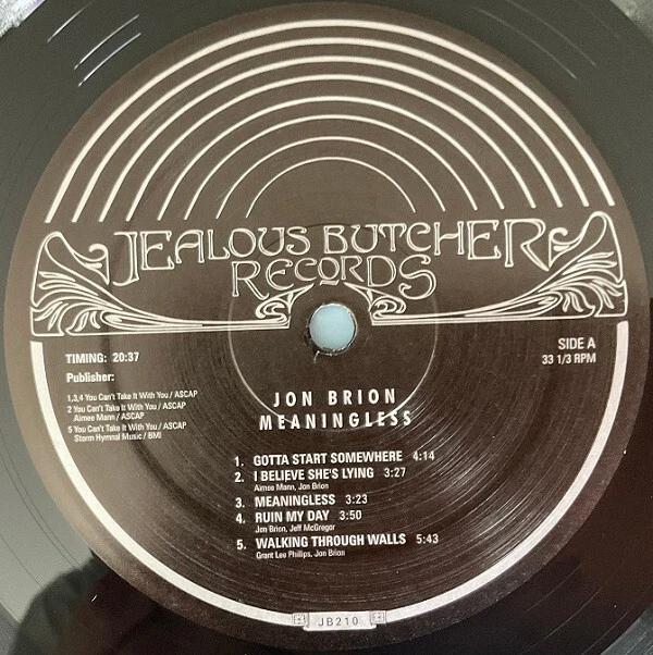 JON BRION - Meaningless - ANCIEN/INDIE VINYLE NEUF EUR 24,53 - PicClick FR