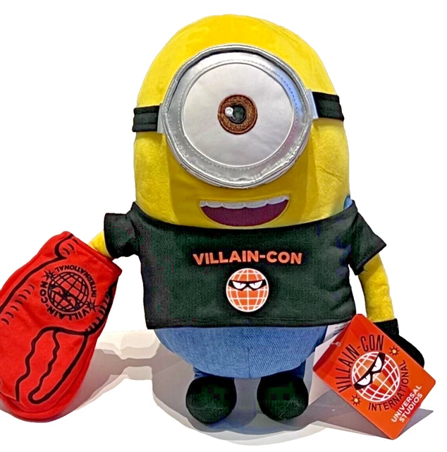 MINIONS PLUSH SOFT toy Villain-Con Stuart Rare collectable Despicable ...