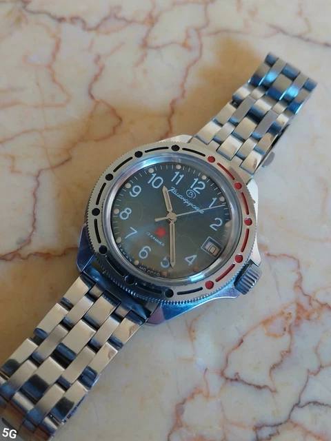 RELOJ VOSTOK BOCTOK vintage militar sovietico 40 mm. modelo Komandirskie hombre EUR 40,00 ...