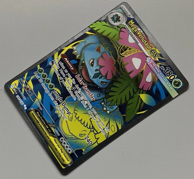 POKÉMON MEGA EVOLUTION Mega Venusaur ex Stage 2 Ultra Rare HoloFoil ...