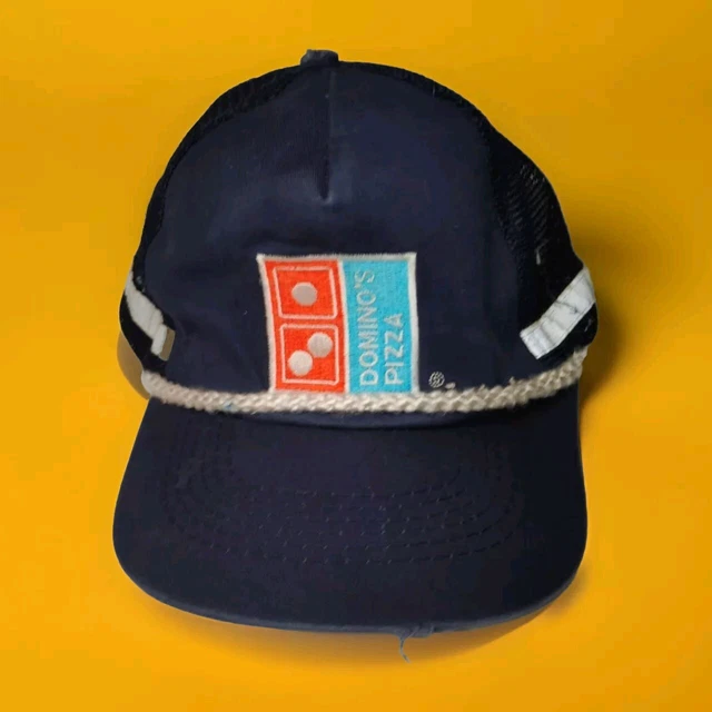 VINTAGE DOMINO'S PIZZA Logo Trucker Snapback Hat Cap £29.67 - PicClick UK
