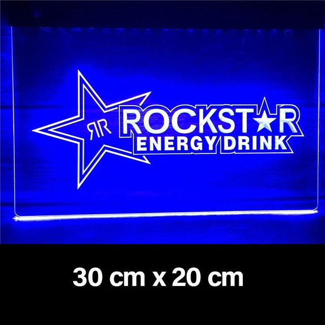 N ROCKSTAR ENERGY Drink Light Bar Cave Decor Led Neon Light Sign Cadeau ...