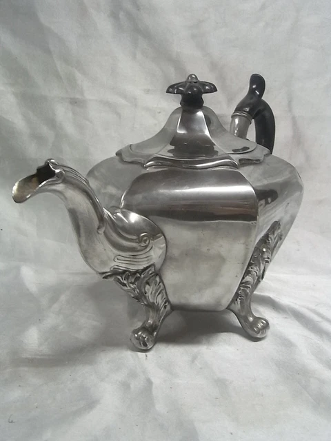 OLD ART DECO Coffee Maker Pouring Teapot New Tin James Dixon Tea Pot £ ...