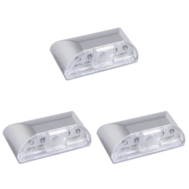 SET OF 3 Door Lock Light Security Devices Infrared Sensor Lamp Night £ ...