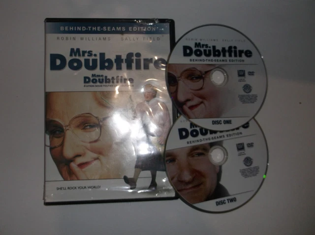 MRS. DOUBTFIRE (DVD, 2008, Set 2 dischi, Behind the Seams Edition ...
