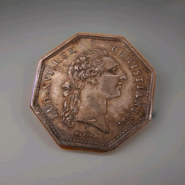 JETON OCTOGONAL - Époque Louis XVI - 1775 EUR 40,00 - PicClick FR