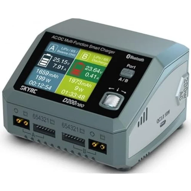 D200NEO DUAL AC/DC Multi-Function Smart Charger (6S/20A/AC-200W/DC-800W ...