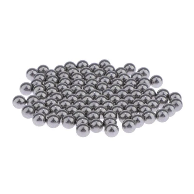 100 STAINLESS STEEL 5mm Paint Mixing Agitator Balls for Shaker ...