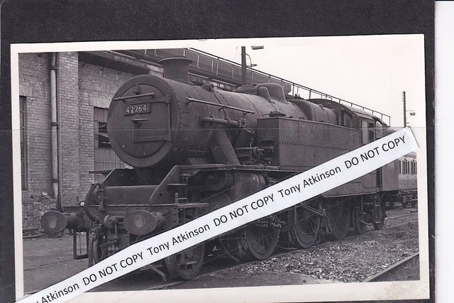 BR EX LMS - Class 4 2-6-4T No. 42264 @ Greenock - Vintage Image ...