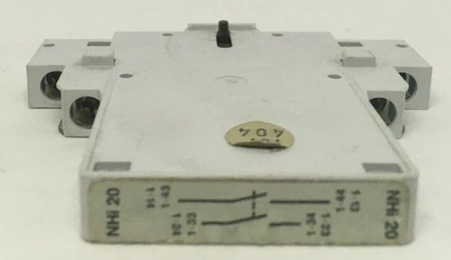 NHI20 NHI20-PKZM1 MOELLER Eaton Auxiliary Contact Module (18) $25.00 ...