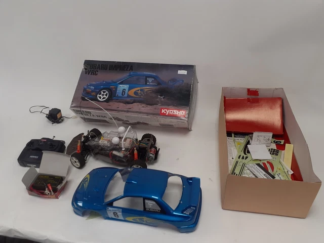 KYOSHO SUBARU IMPREZA WRC RC Car Kit With Remote & Accessories ...