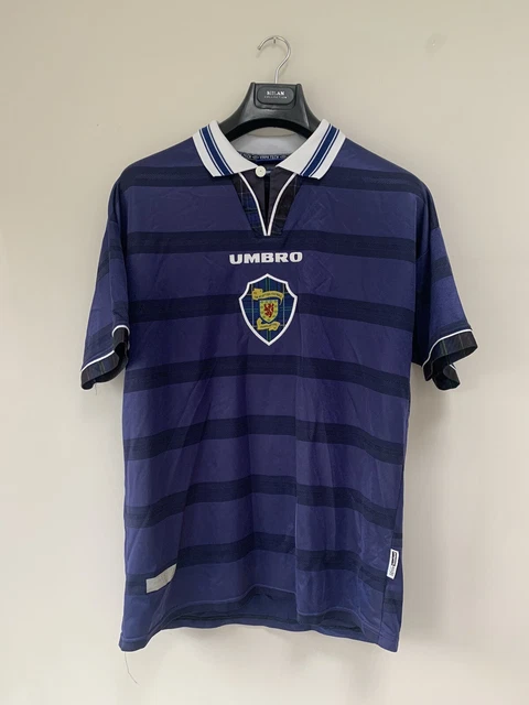 SCOTLAND 1998 WORLD Cup Home Football Shirt Adults Large Umbro £79.99 ...