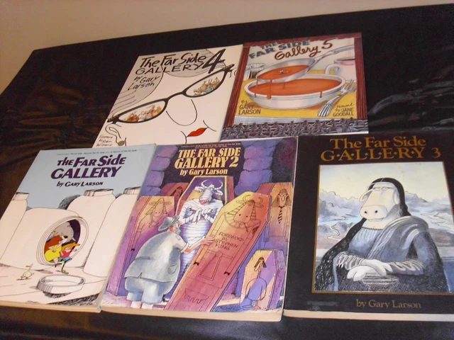 COMPLETE SET 5 Books The Far Side Gallery 1 thru 5 by Gary Larson EUR ...