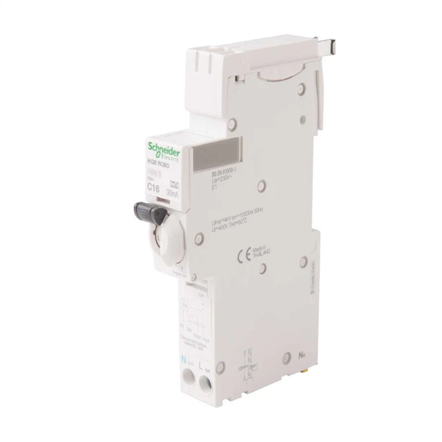 SCHNEIDER SEE116C01 LOADCENTRE KQ RCBO | 16A | SP | 10mA | Type C ...