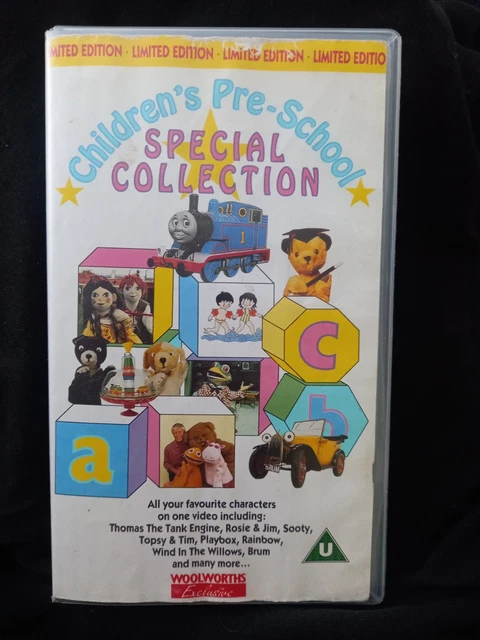 CHILDREN'S PRE-SCHOOL SPECIAL COLLECTION RARE VINTAGE VHS VIDEO 1980s ...