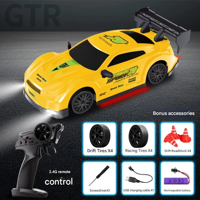 1:24 4WD RC Drift Car High Speed Remote Control 2.4G Racing Toy Gift £ ...